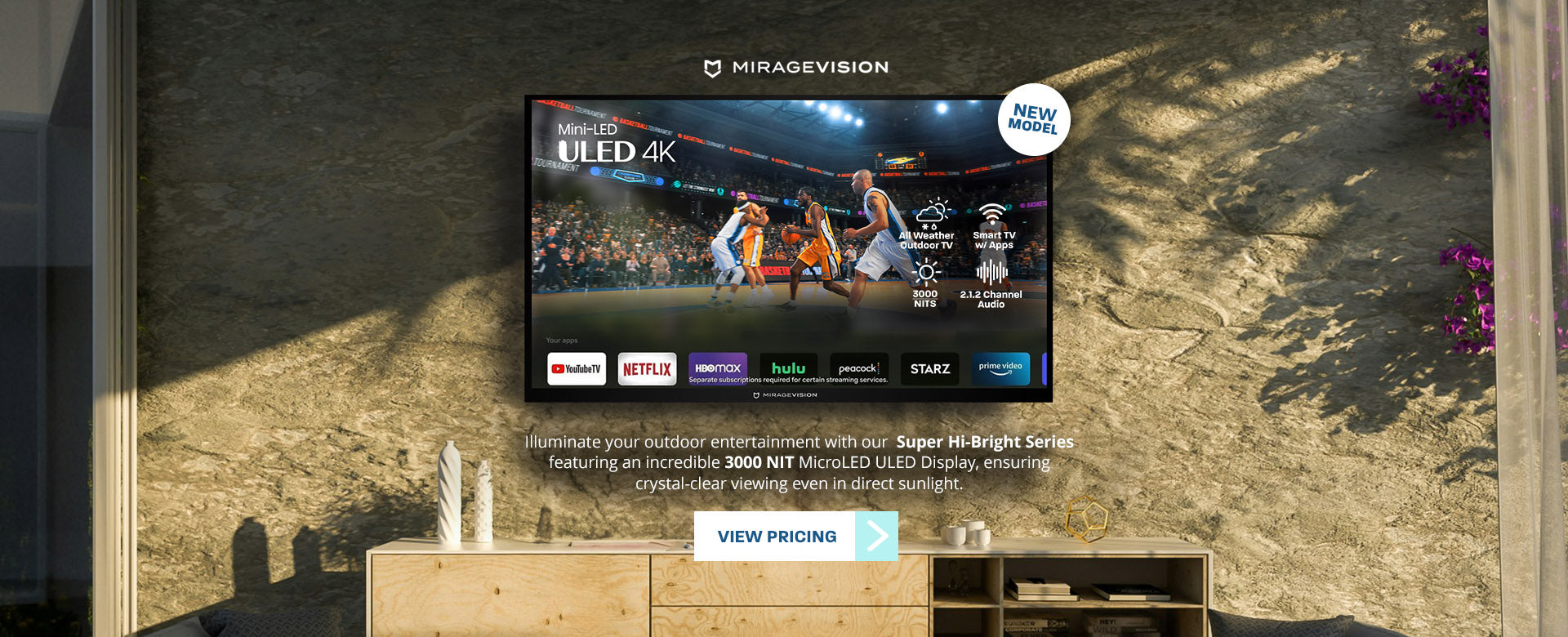 MirageVision Outdoor TVs and Displays – MirageVisionTV