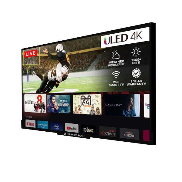 Silver Series Shade Outdoor TV with Google TV | MirageVision ...
