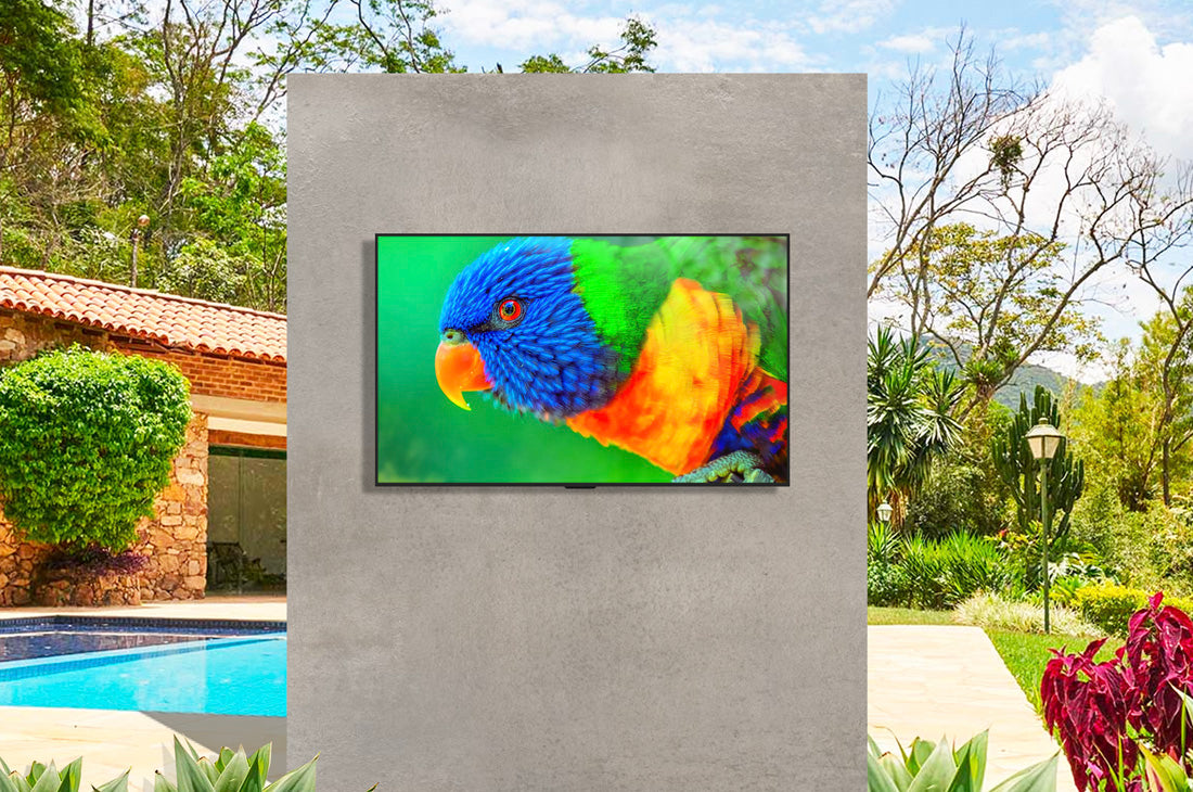 8K Partial Sun Outdoor TV by LG | MirageVision – MirageVisionTV