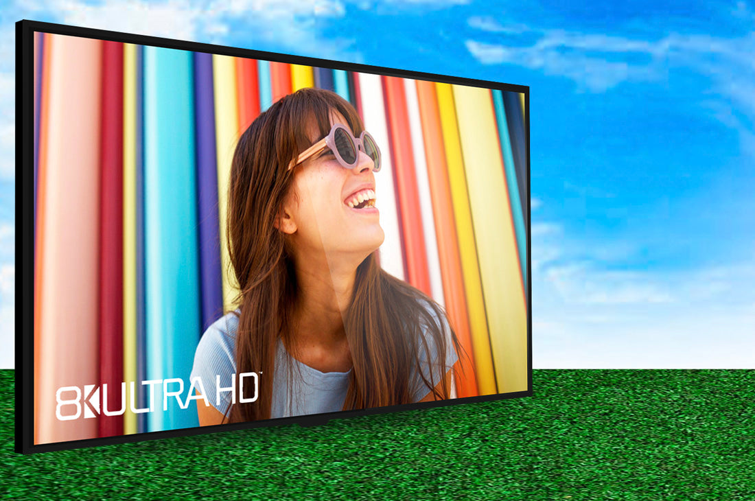 8K Partial Sun Outdoor TV by LG | MirageVision – MirageVisionTV